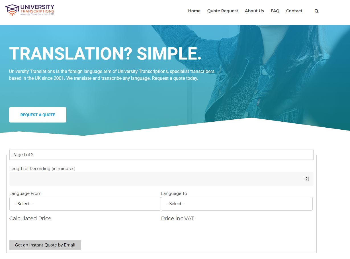 University Translations - Ten Percent Group